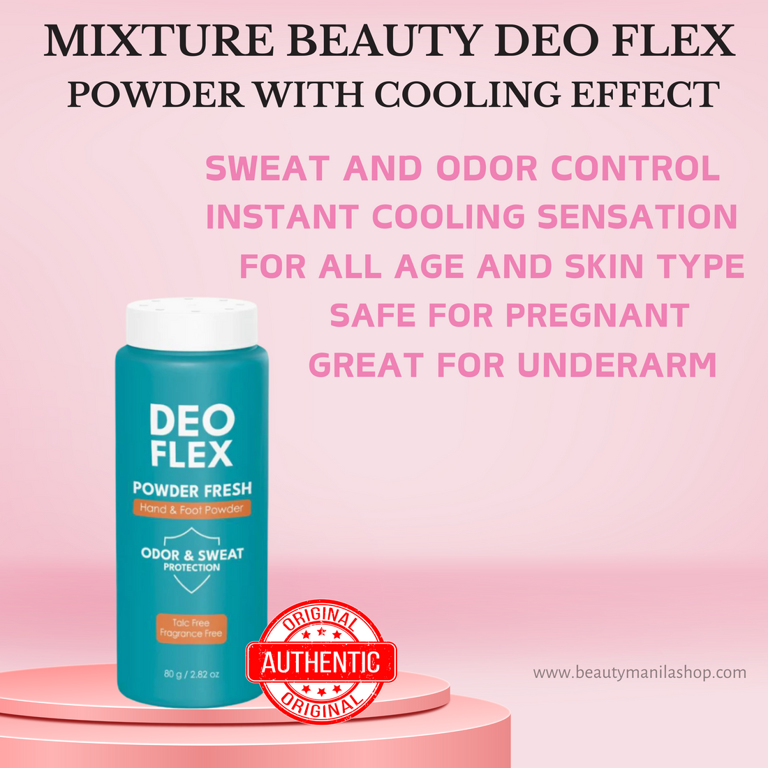 Deoflex Powder Fresh Hand & Foot Powder – Beauty MNL Shop